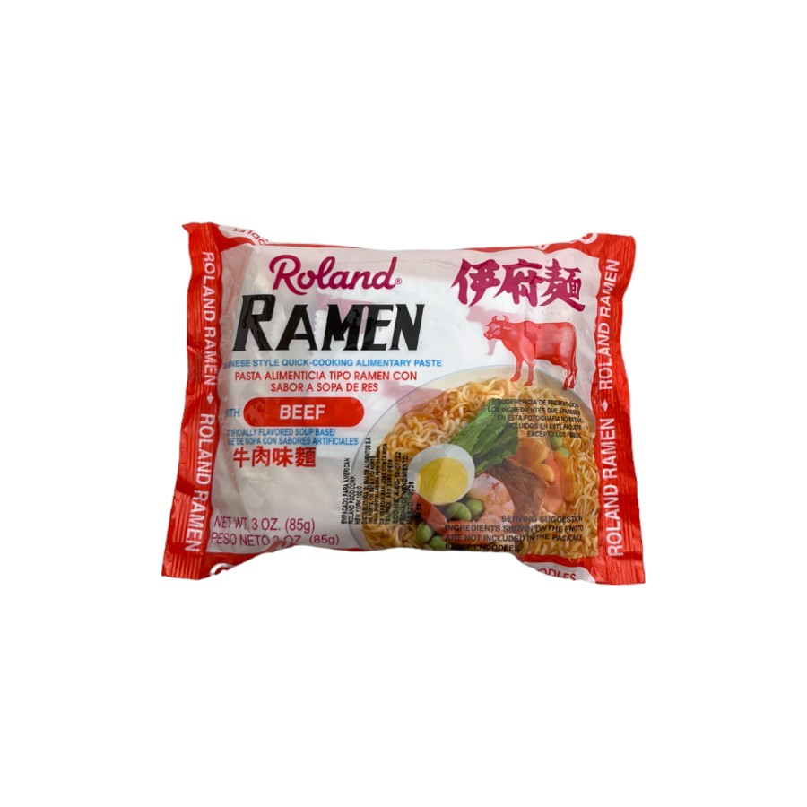 Sopa De Fideos Ramen Con Carne De Res